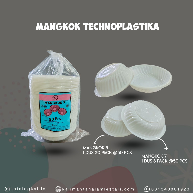 [Tecno Plastika] - Mangkok PET